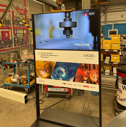 Références zebrix - affichage dynamique pour le secteur corporate